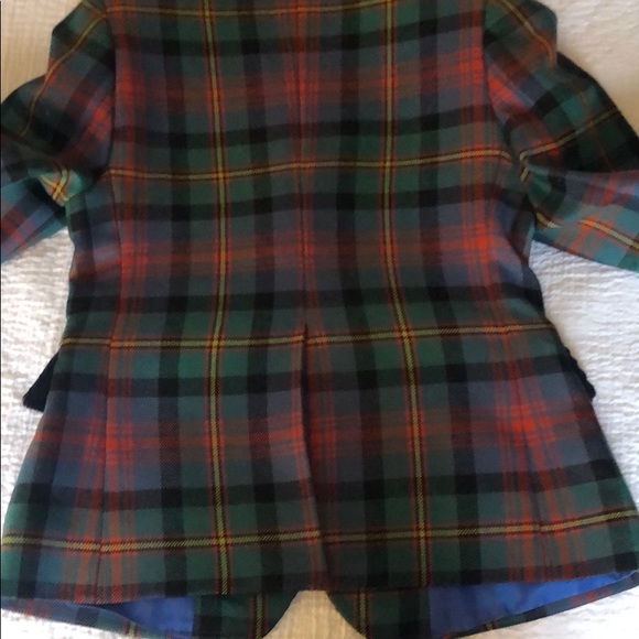 Papo d'Anjo | Jackets & Coats | Papp D Anjo Plaid Blazer Nwt | Poshmark